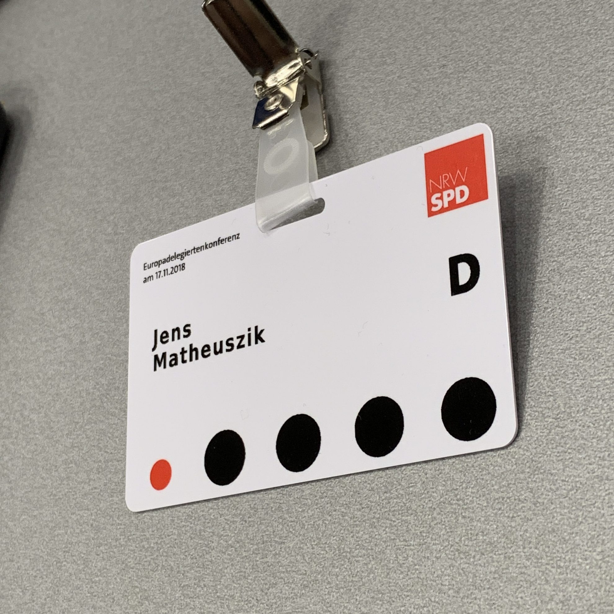 Gewählt zum Delegierten zur SPD-Europadelegiertenkonferenz › Jens ...