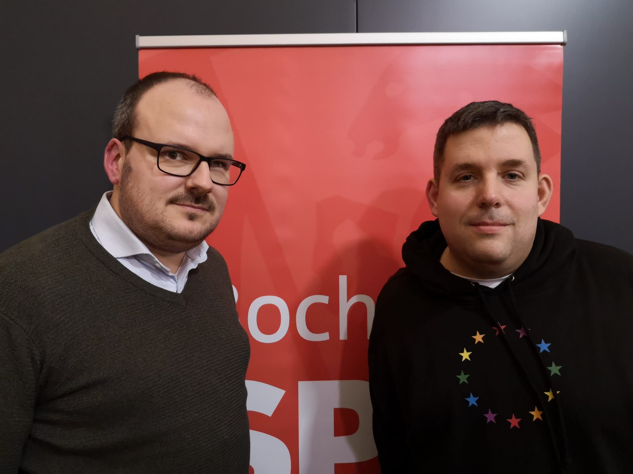SPD-Ratskandidaten Alexander Knickmeier und Jens Matheuszik schlagen ...