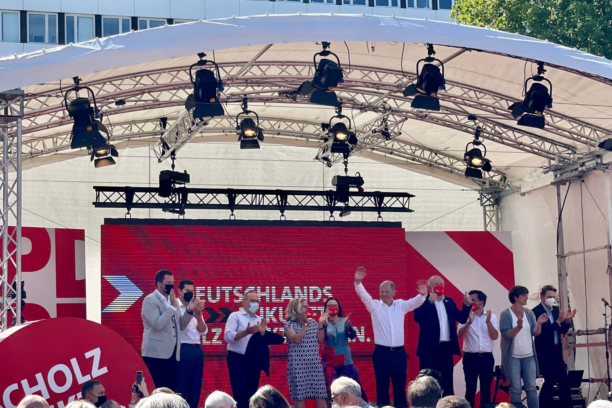 Bundestagswahl: Beginn der heißen Phase in Bochum mit Olaf Scholz ...