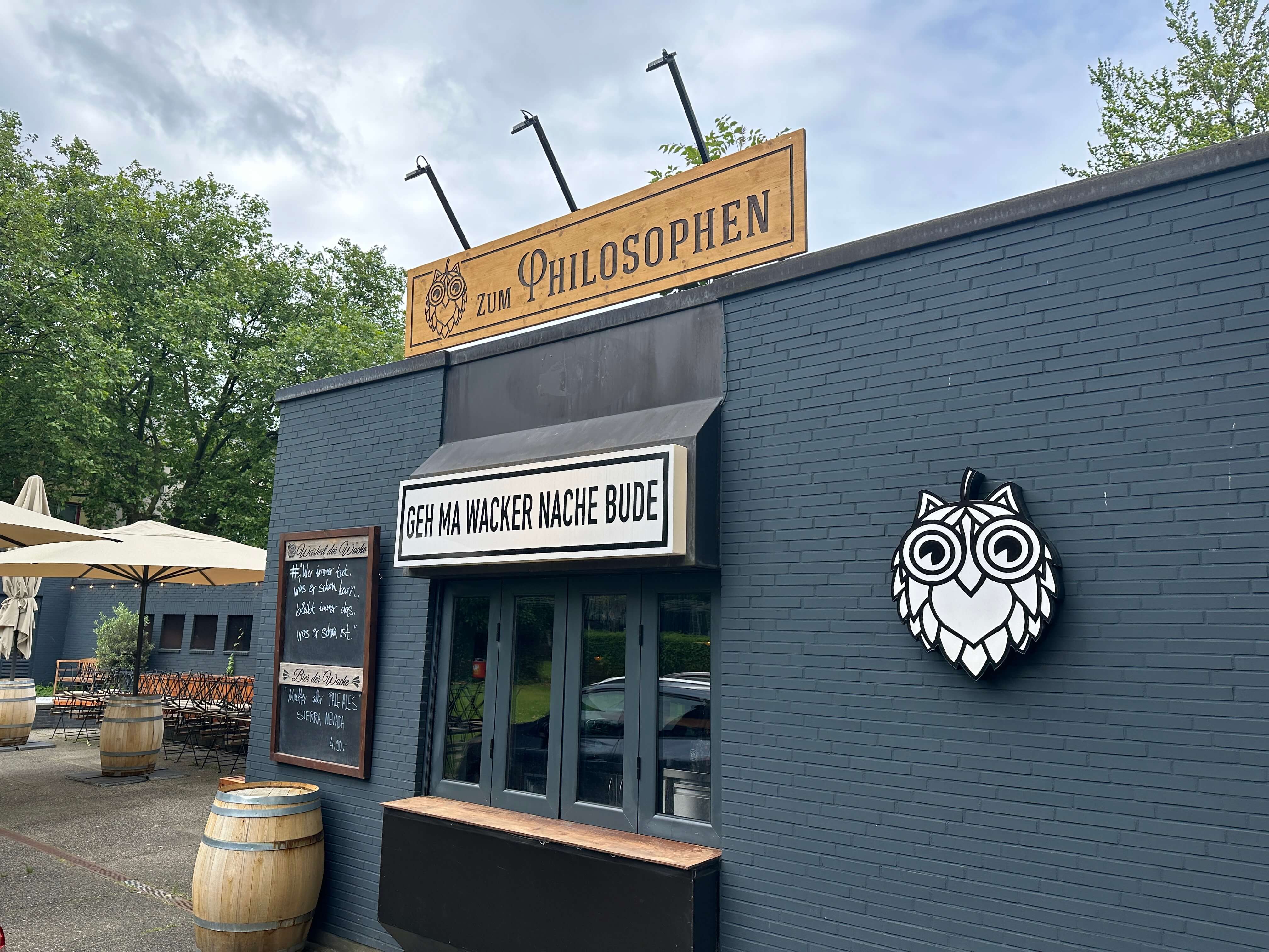 Biercafé ade, hallo "Zum Philosophen": Eröffnung am 14./15.06.2024 ...